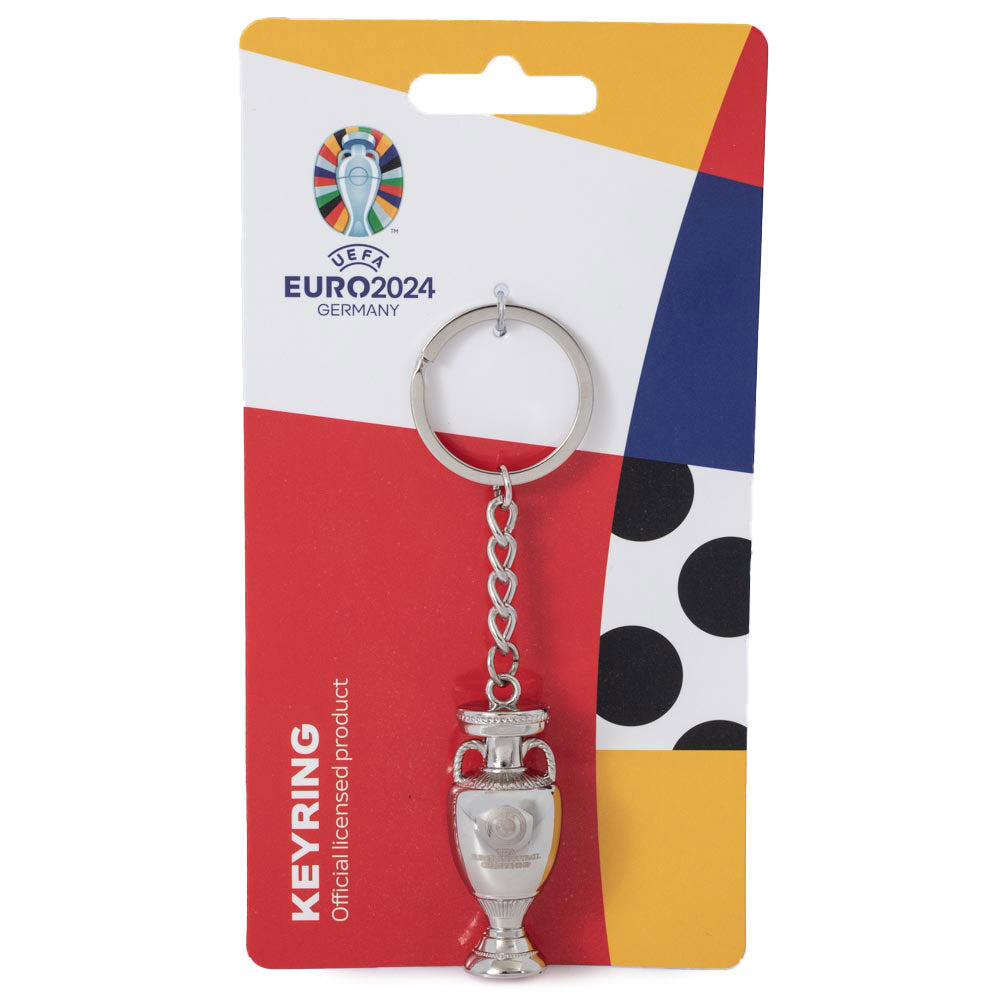 UEFA Euro 2024 3D Trophy Keyring – Grin Entertainment Store