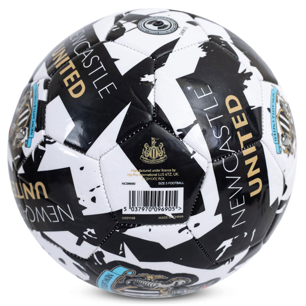 Newcastle United FC Graffiti Football by Grin Entertainment Store