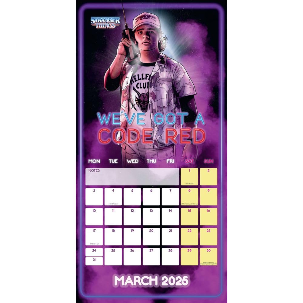 Stranger Things Square Calendar 2025 by Entertainment>TV Series ...