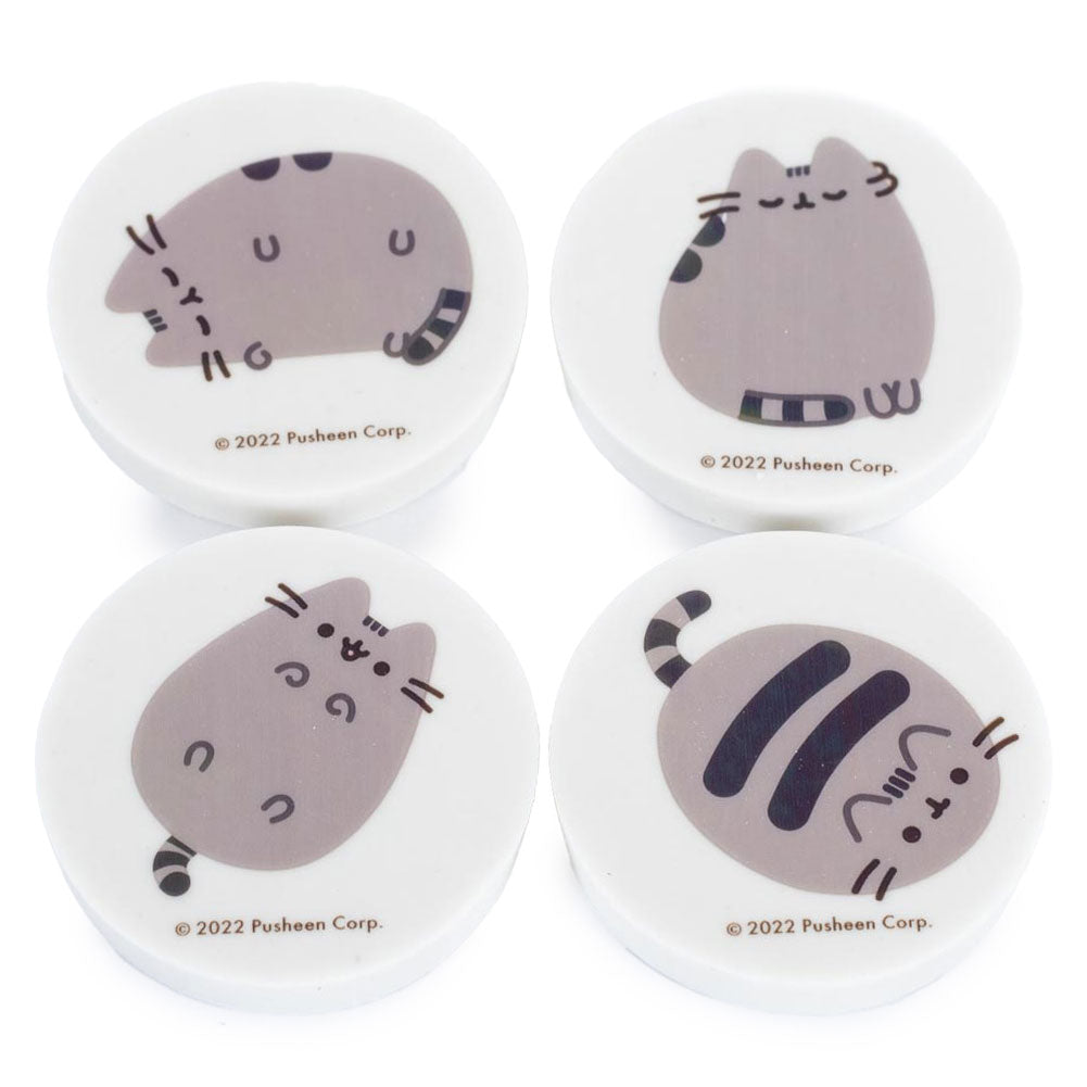 Pusheen 4pk Eraser Set – Grin Entertainment Store