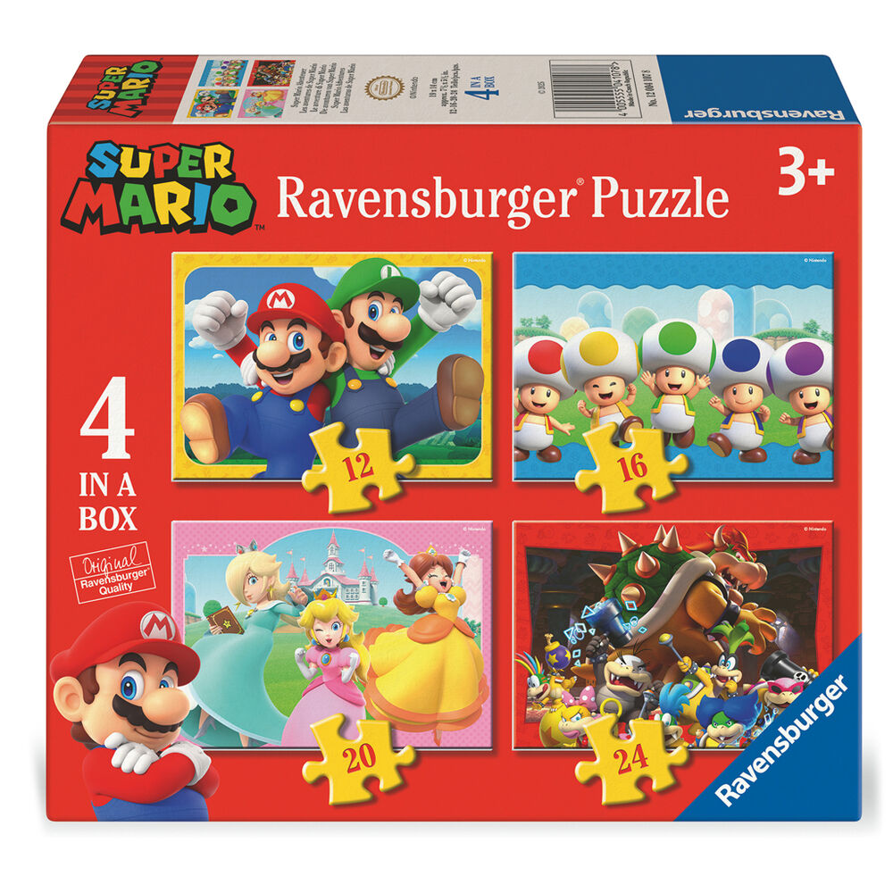 Super Mario Bros puzzle 12-16-20-24pcs – Grin Entertainment Store
