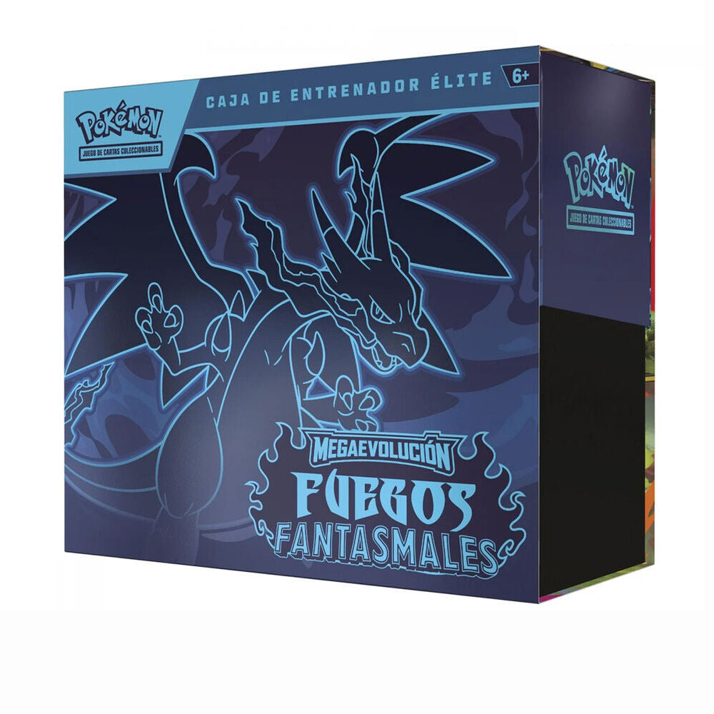 Latin American Pokemon Phantasmal Flames Elite Trainer case trading ca ...