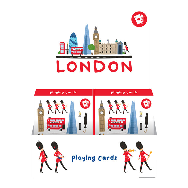Standard Deck of Playing Cards - London Souvenir PCARD03 by Grin ...