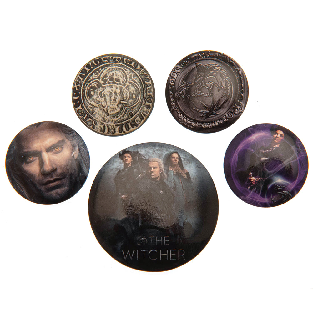 The Witcher Button Badge Set by Grin Entertainment Store