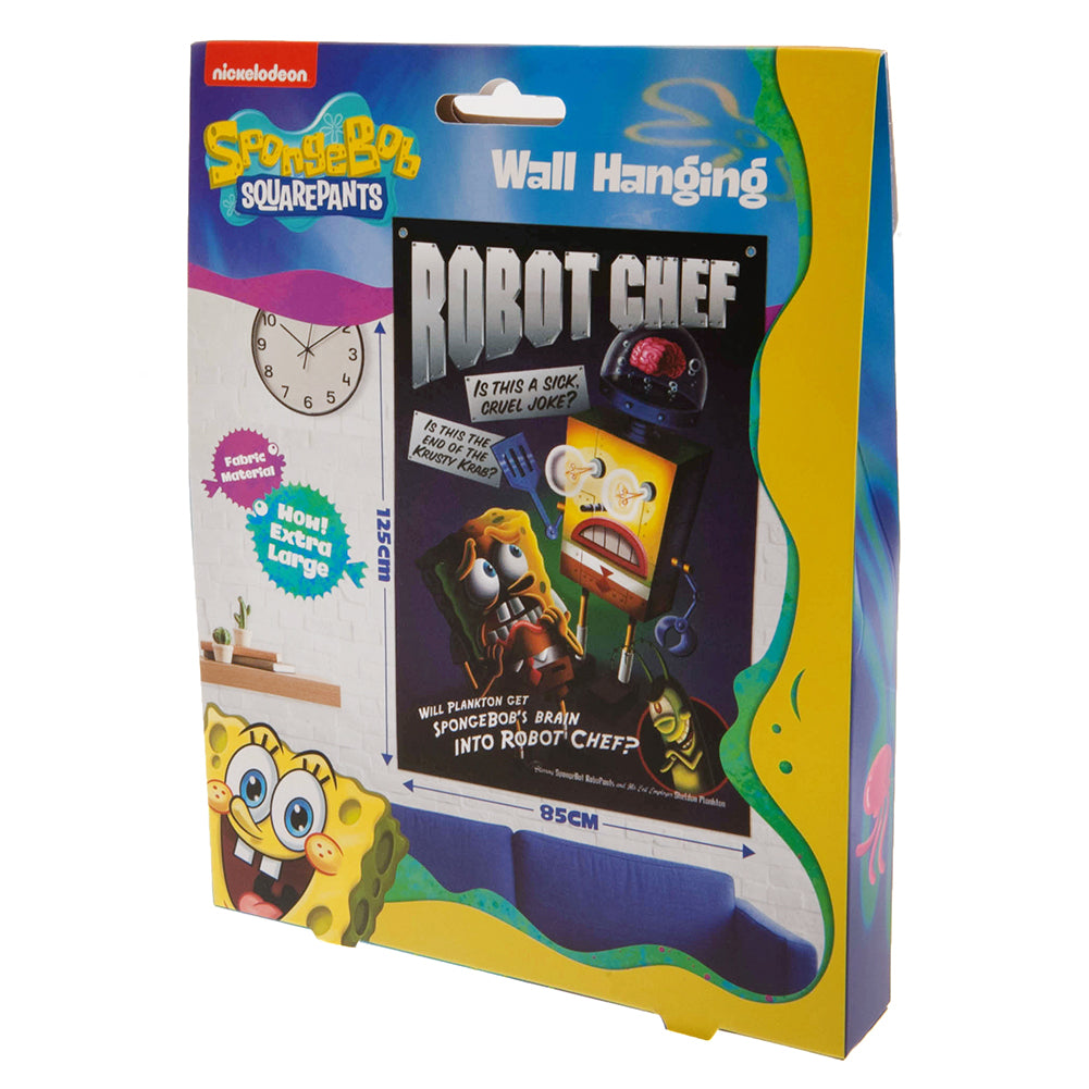 SpongeBob SquarePants XL Fabric Wall Banner by Grin Entertainment Store